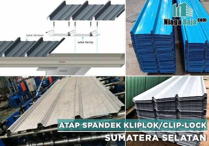 Harga Atap Spandek Kliplok Sumatera Selatan Terbaru 2024